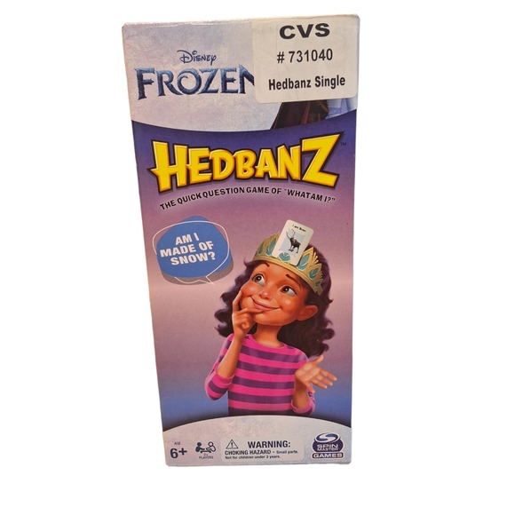 Disney | Toys | Hedbanz Disney Frozen Picture Family Card Guessing Game ...